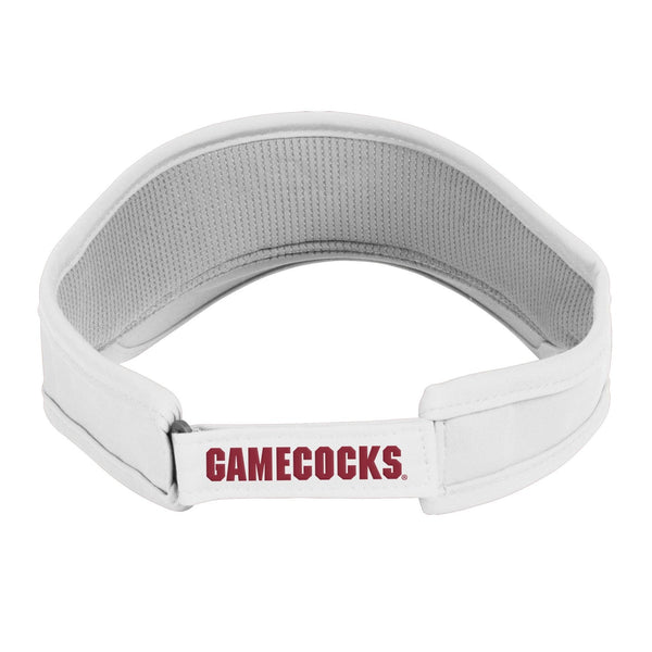 SOUTH CAROLINA GAMECOCKS WHITE SIDELINE ROPE VISOR - Gamecock Traditions