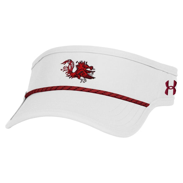 SOUTH CAROLINA GAMECOCKS WHITE SIDELINE ROPE VISOR - Gamecock Traditions