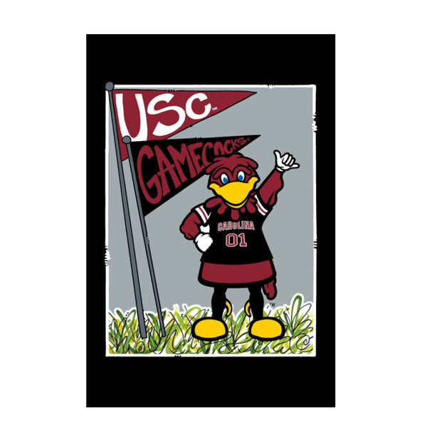 CAROLINA GAMECOCKS COCKY GARDEN FLAG - Gamecock Traditions