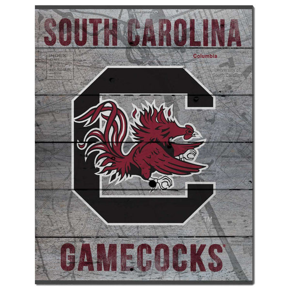 16X20 SOUTH CAROLINA GAMECOCKS PALLET SIGN - Gamecock Traditions