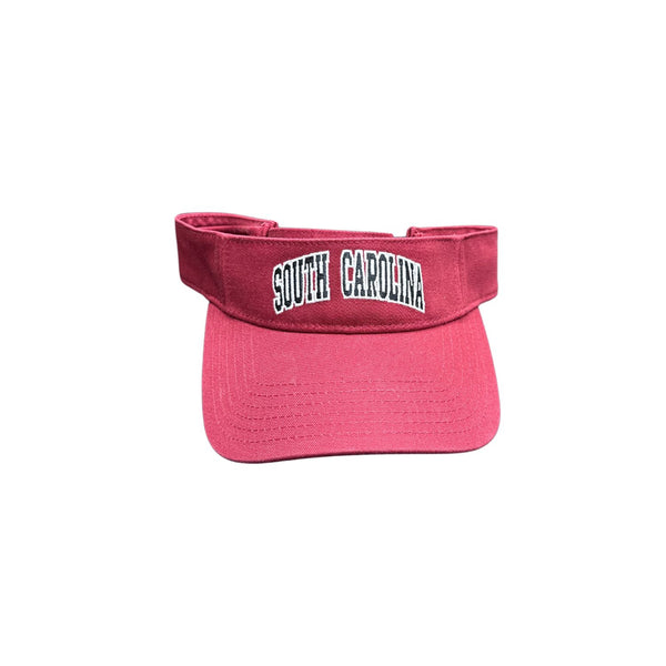 SOUTH CAROLINA GAMECOCKS GARNET ARCH VISOR - Gamecock Traditions
