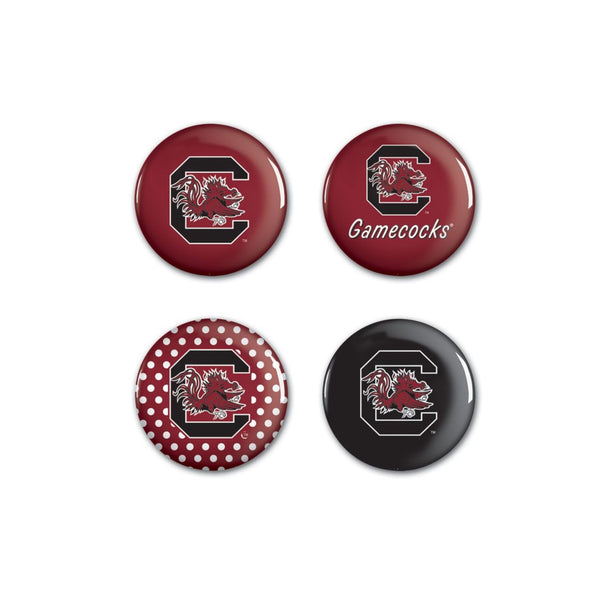 SOUTH CAROLINA GAMECOCKS 4 PACK BUTTON - Gamecock Traditions