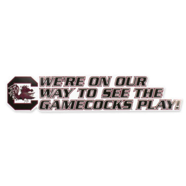 SOUTH CAROLINA GAMECOCKS ON OUR WAY MAGNET - Gamecock Traditions