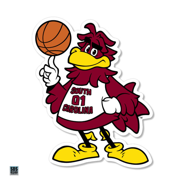 SOUTH CAROLINA GAMECOCKS 6" COCKY BASKETBALL MAGNET - Gamecock Traditions