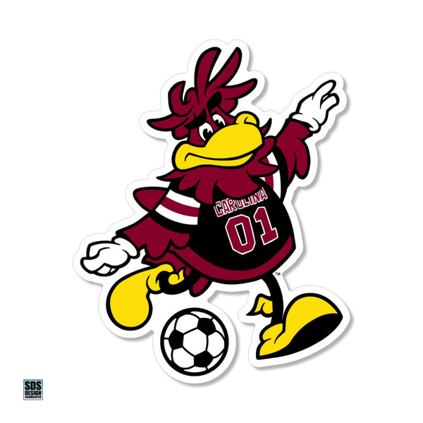 SOUTH CAROLINA GAMECOCKS 6" COCKY SOCCER MAGNET - Gamecock Traditions