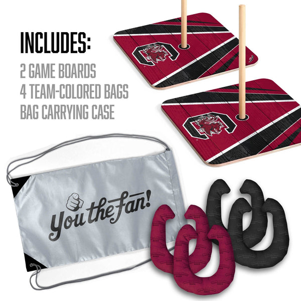 SOUTH CAROLINA GAMECOCKS HORSESHOE BAGS GAME SET - Gamecock Traditions