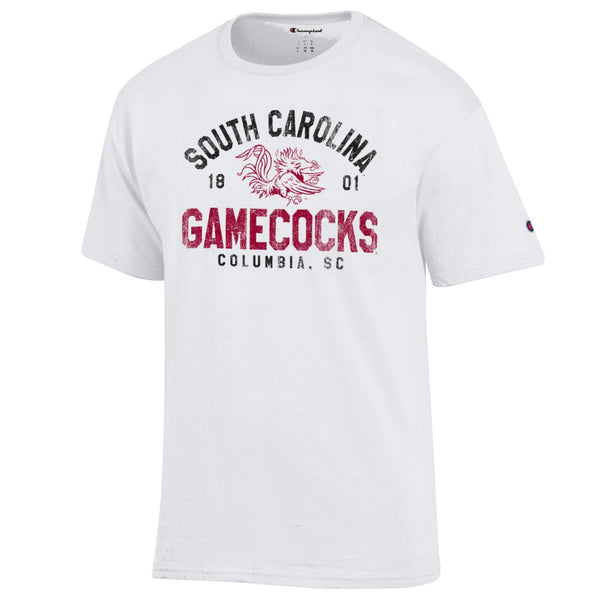 SOUTH CAROLINA GAMECOCKS WHITE SC GAMECOCKS COLUMBIA, SC TEE - Gamecock ...