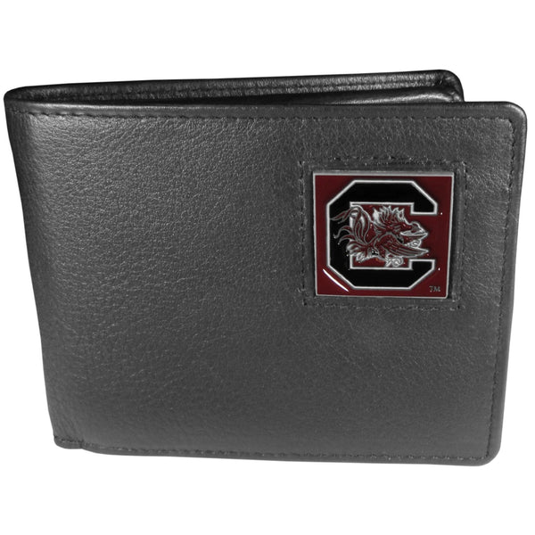 SOUTH CAROLINA GAMECOCKS LEATHER BIFOLD WALLET - Gamecock Traditions